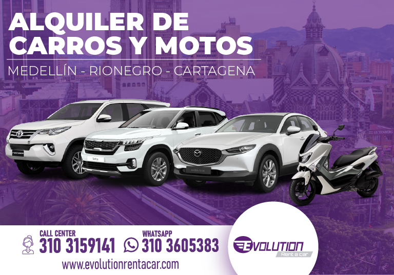 Alquiler de Carros en Medellin I Evolution Rent a Car